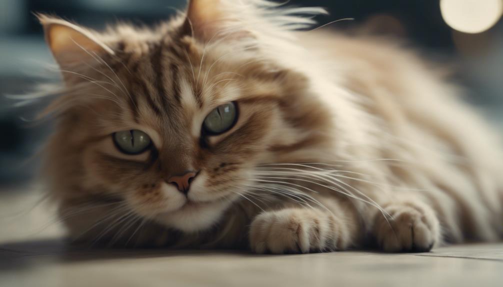 Why Laying Cats Thump Tails